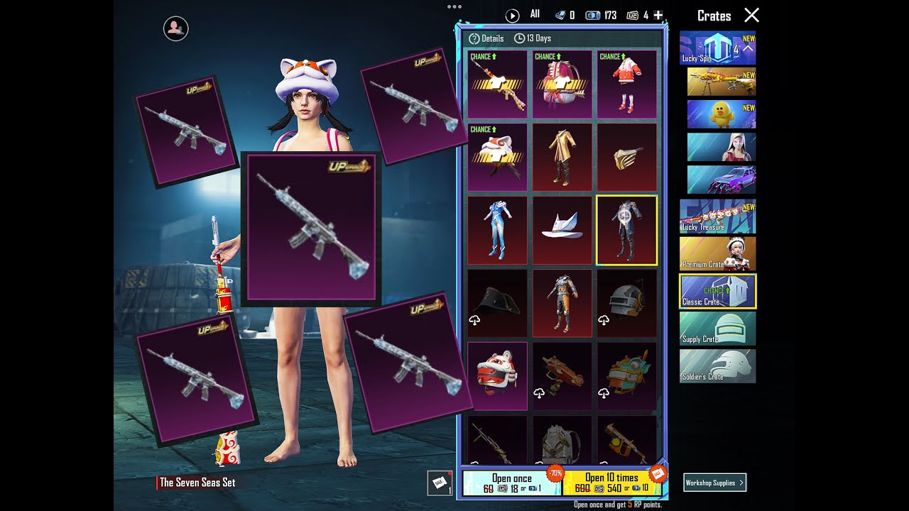 PUBG MOBILE 174+CLASSIC CREATE OPENING🔥PUBG MOBILE SCAM ME AGAIN NOT ...