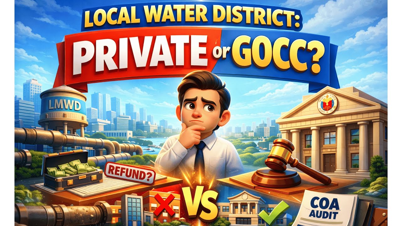 Why GOCCs like Local Water Districts Are Subject to COA Audit | Law ...