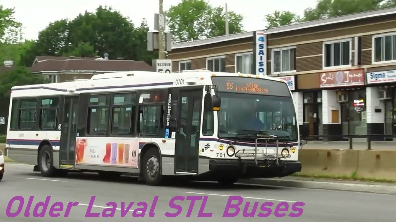 OLDER LAVAL QC STL BUSES MOSTLY IN 2022 - YouTube
