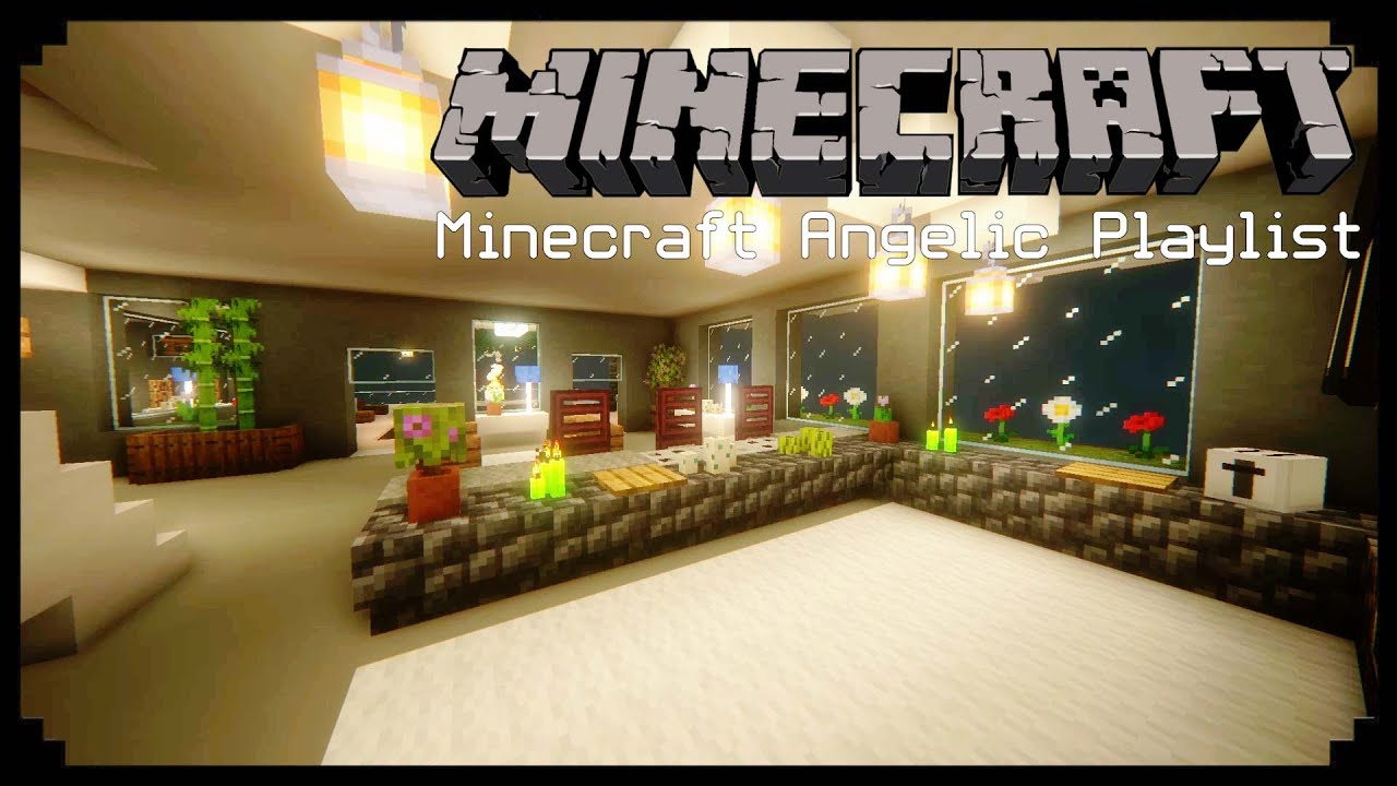 minecraft music with rain - YouTube