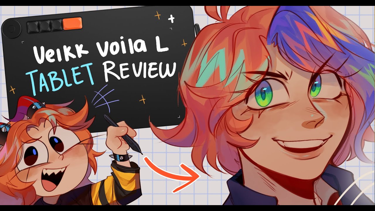 DIBUJANDO OCS DE SEGUIDORES CON LA VEIKK VOILA L - REVIEW DE TABLETA ...