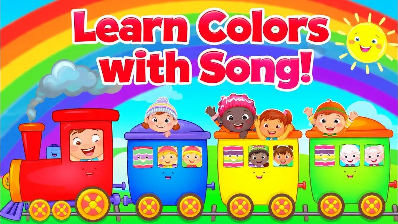 “Learn Colors with the Magic Train! 🚂🌈 | Fun Kids Video”#youtubeshorts ...