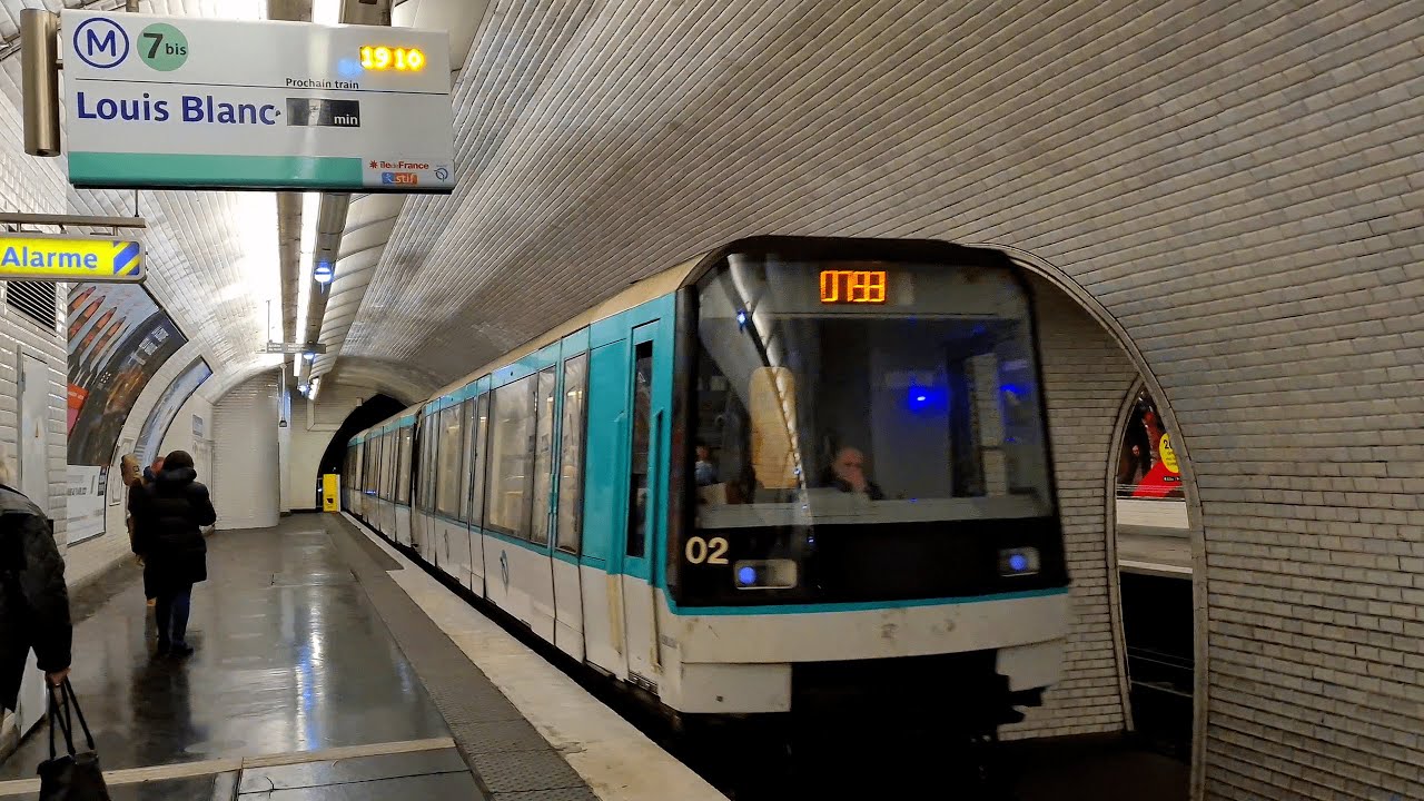 MF88 RATP Ligne 7bis - YouTube