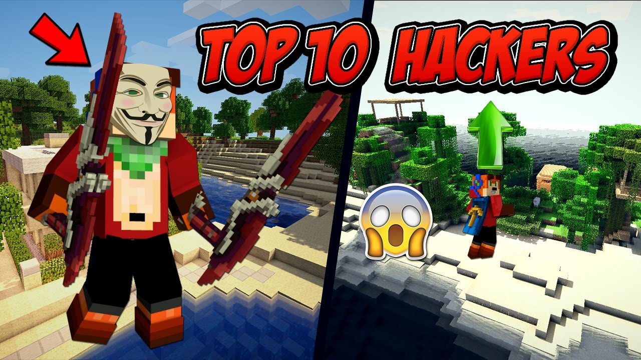 Top 10 Hackers en Cubecraft | Minecraft Skywars 1.8.9 - YouTube