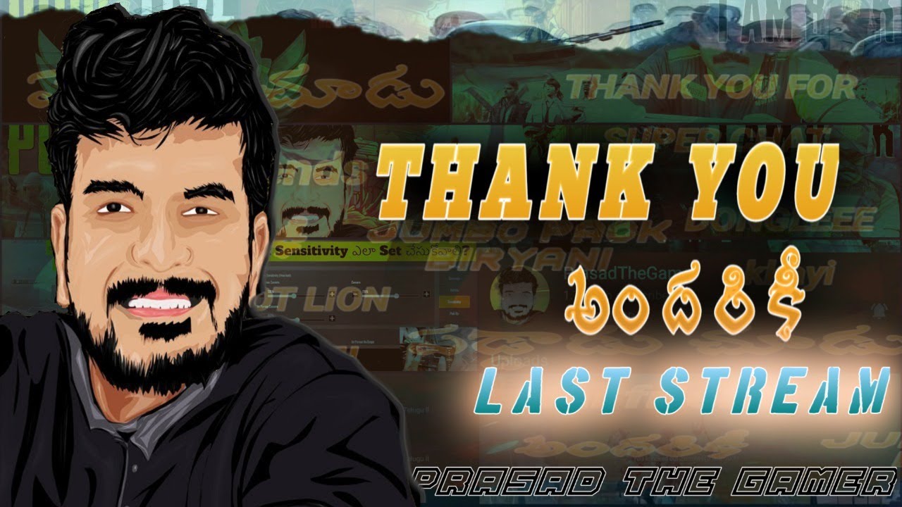 My Last Stream Thank You & Love You All - YouTube