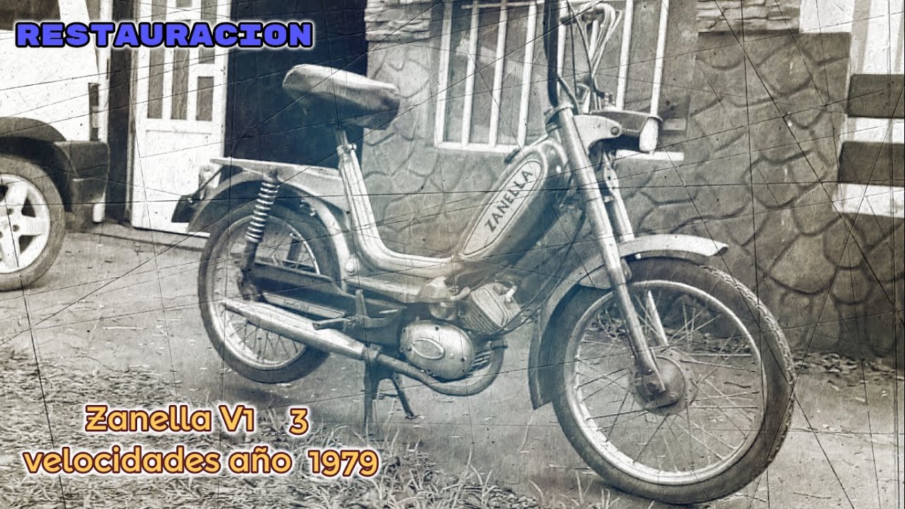 Zanella V1 (o tm) 1979 Presentación de proyecto Restauración a símil ...