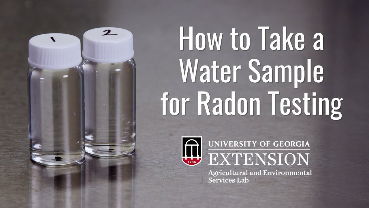 Radon Water Sampling - YouTube