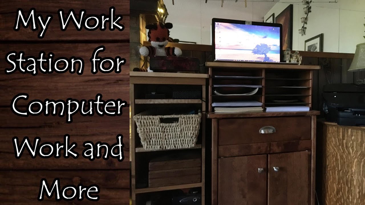 Work Station for Video Editing, Bookkeeping, and More - YouTube