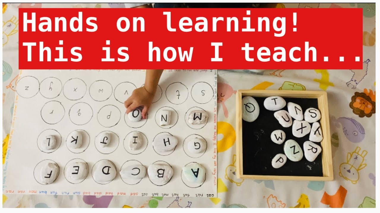 ABC for toddlers/hands on diy abc/ Montessori learning/happiness and ...