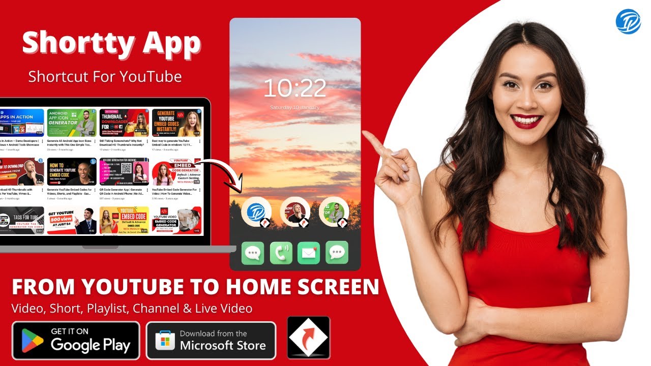 YouTube Shortcut For Video Playlist & Channel Shortty Demo Developers ...