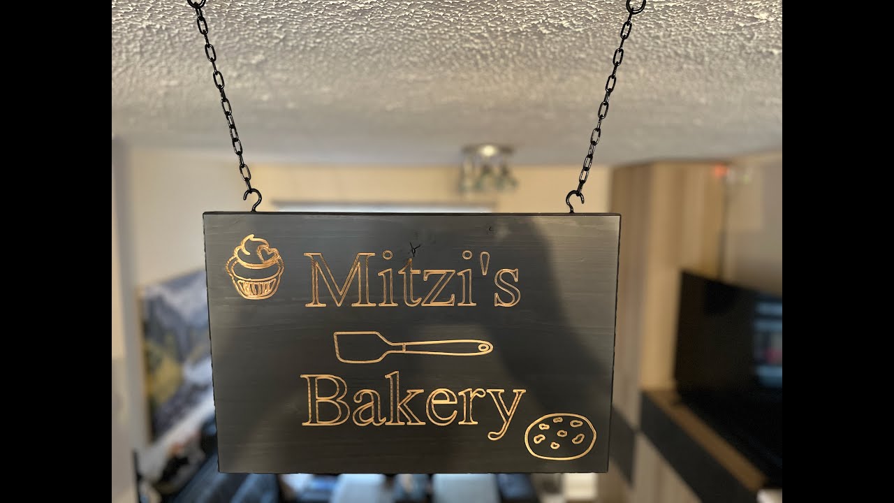 How I made a cool sign for my wife / part 2( using a CNC) - YouTube