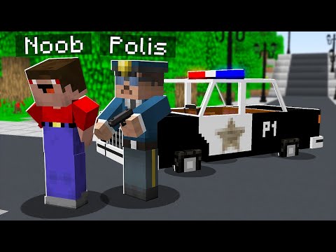 KÖTÜ NOOB YAKALANDI! 🚓 - Minecraft