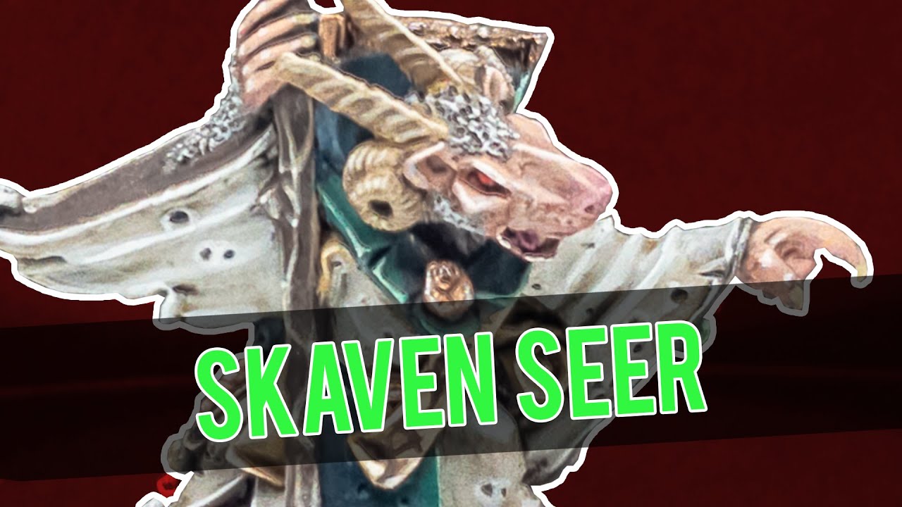 How to paint a Skaven Seer - My first metal mini in 20 years! - YouTube