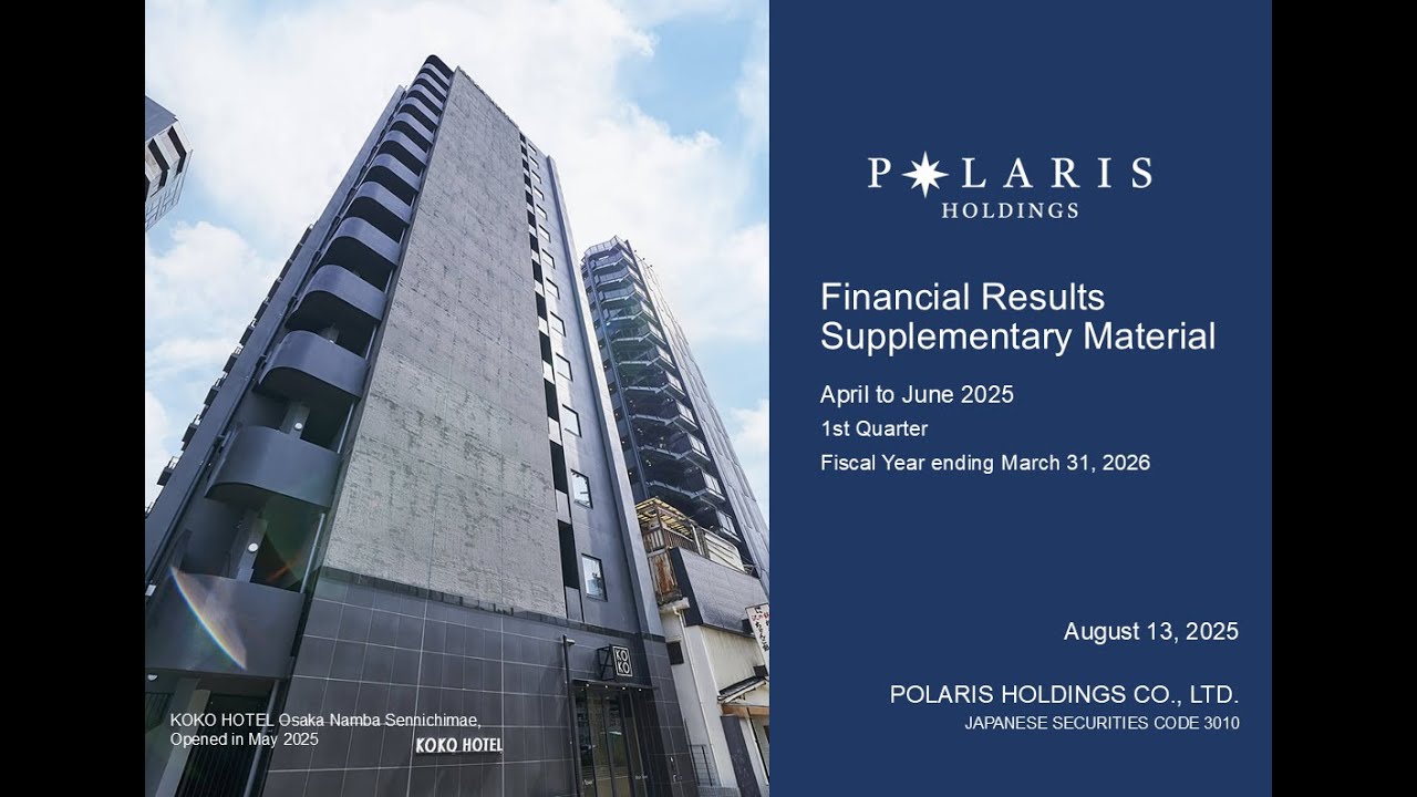 Q1 FY2025 Financial Results Presentation [English Subtitles] - YouTube