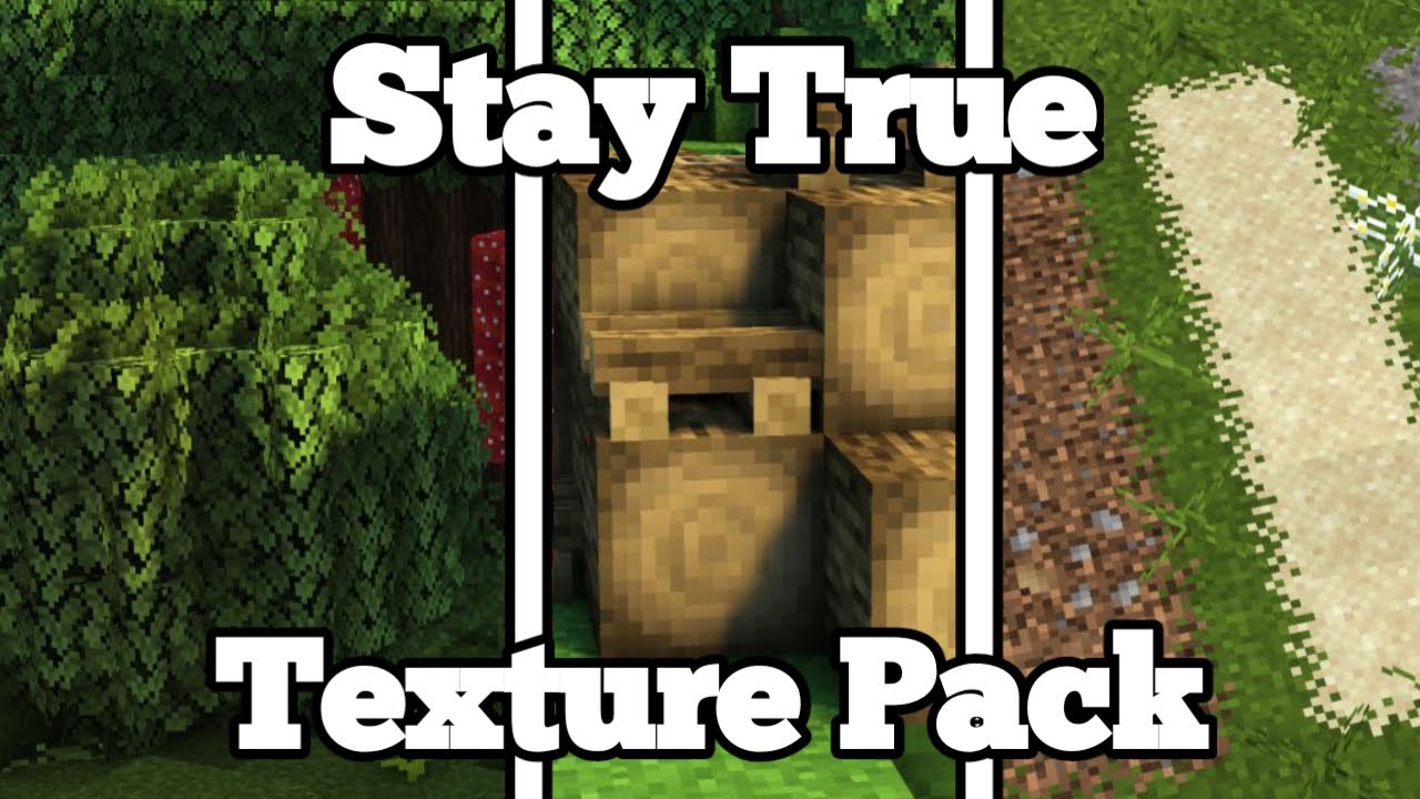 Stay True Texture Pack For Minecraft Bedrock 1.21+ (Download) - YouTube