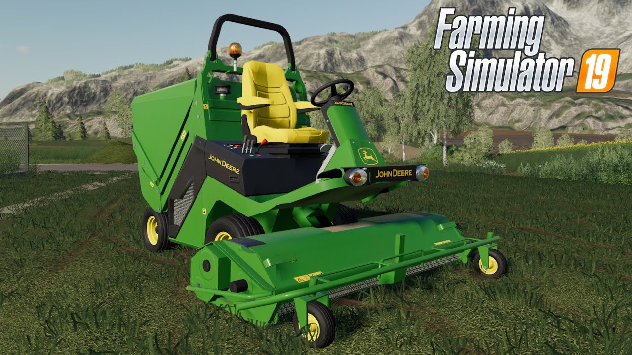 FS19 - John Deere Mower - Farming Simulator 2019 [FS 19 LS 19 Tractor ...