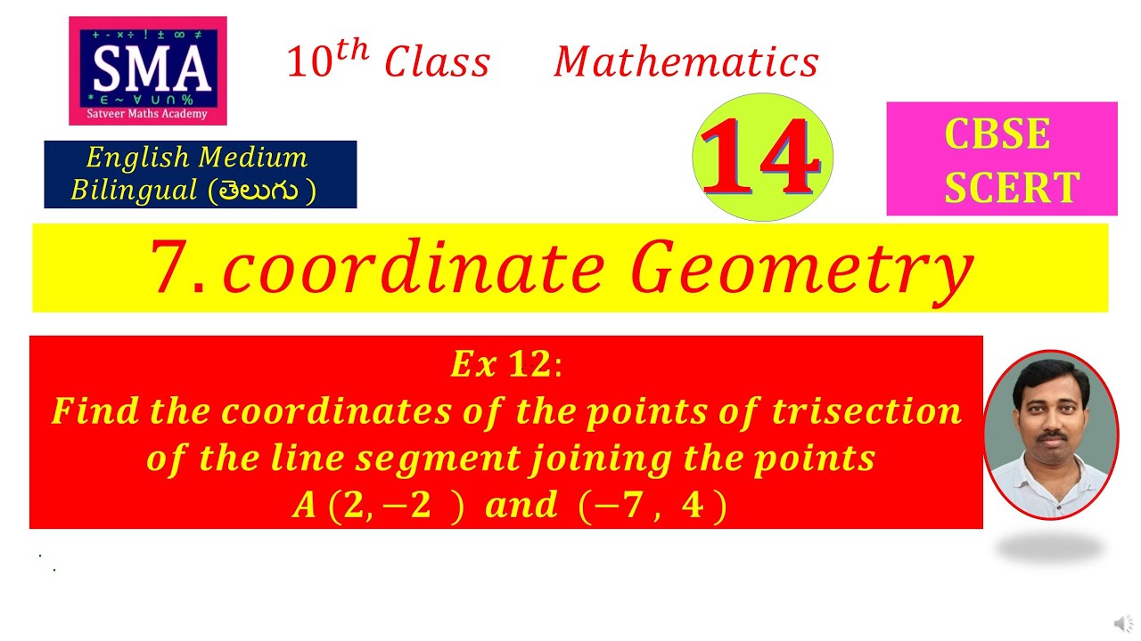 Finding the Trisecting Points #Coordinate Geometry || #section Formula ...