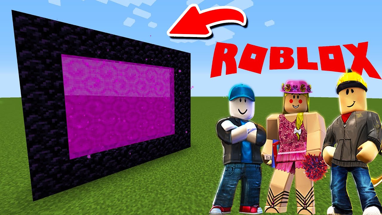 How To Make A Portal To The ROBLOX Dimension in Minecraft - YouTube