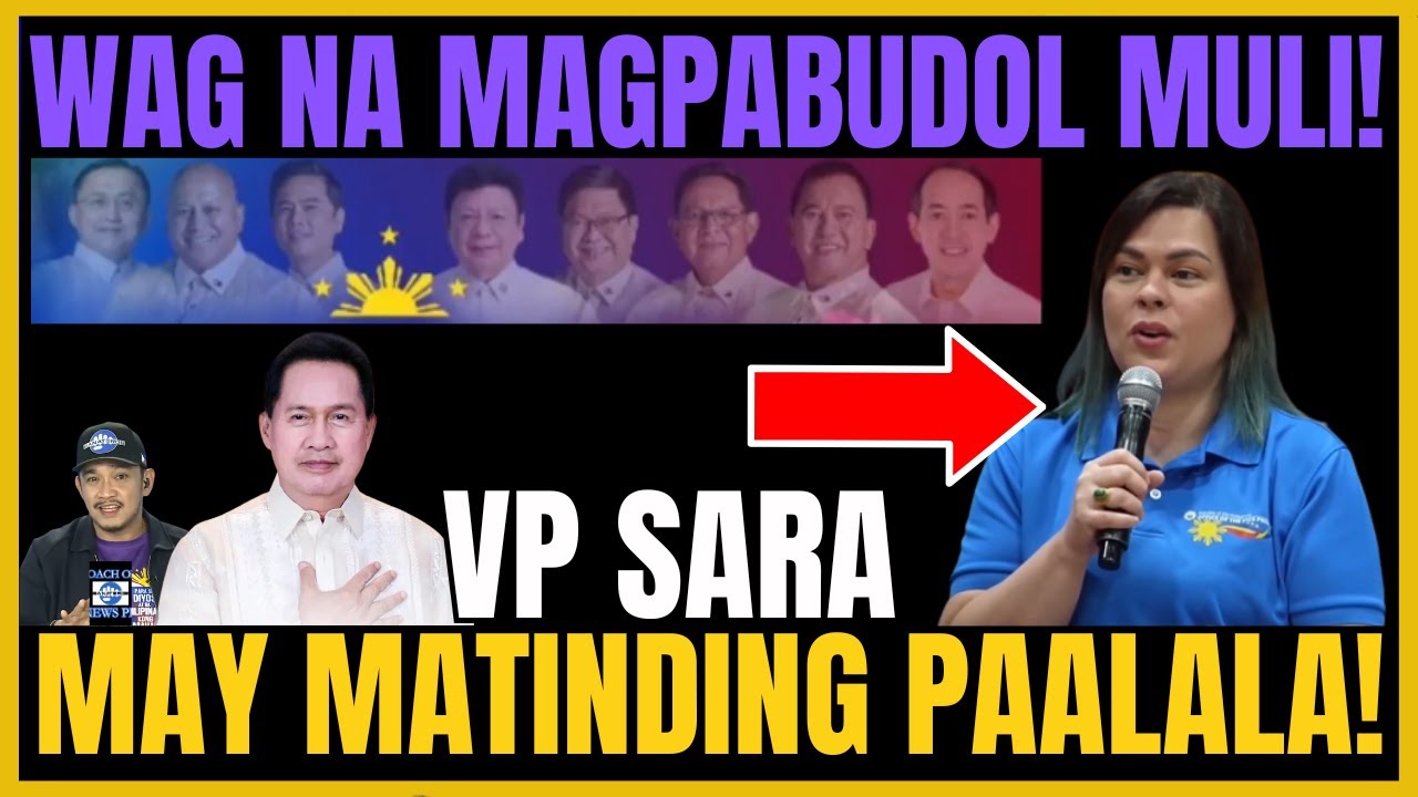 VP SARA! BINISTO! MGA MASAMANG PULITIKO! - YouTube