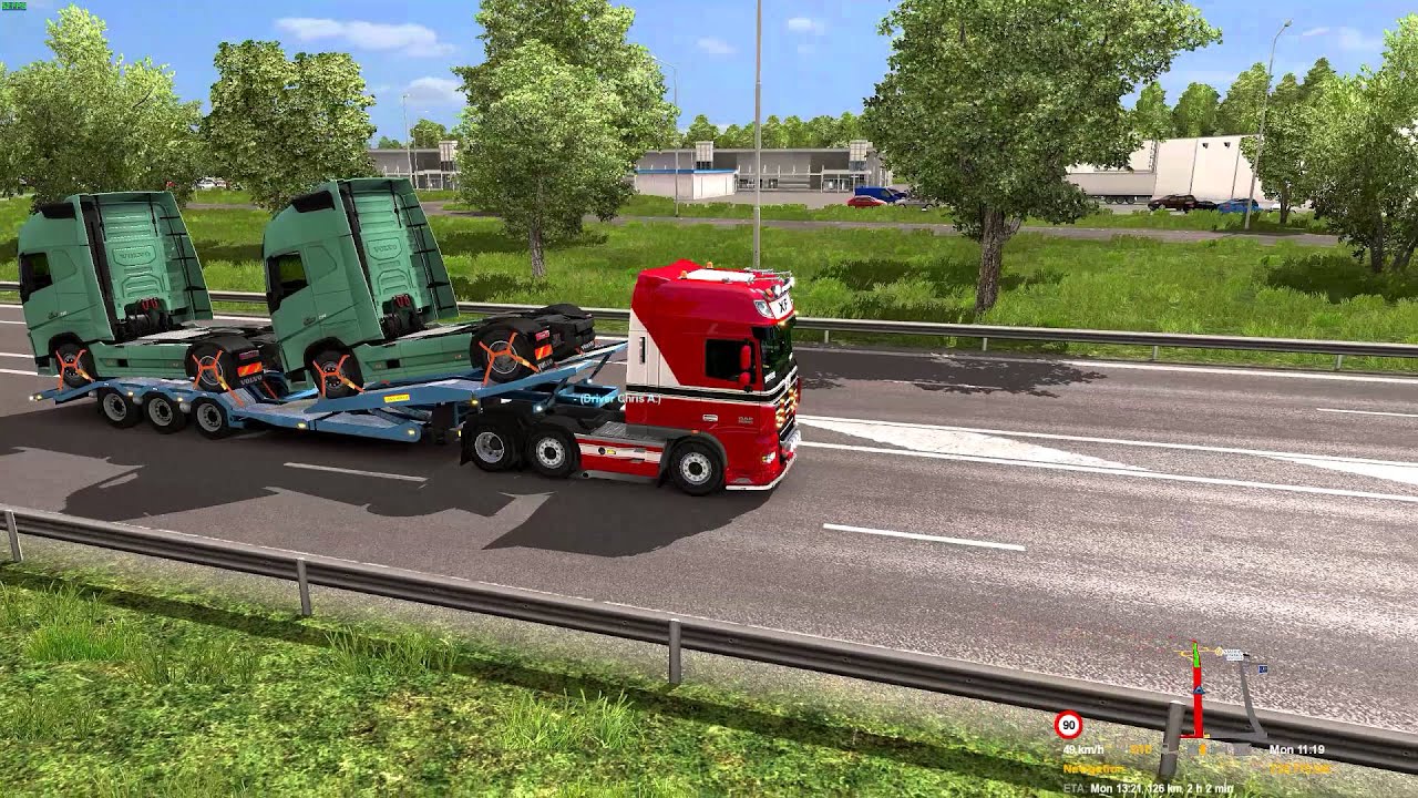 ETS2 | Volvo Truck Lover, Delivering Volvo's to Volvo Dealer - YouTube