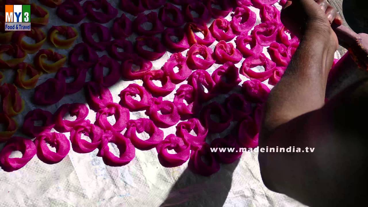 COLORFUL PAPAD MAKING | MAKING OF PAPAD | TULJAPUR | STREET FOOD IN ...