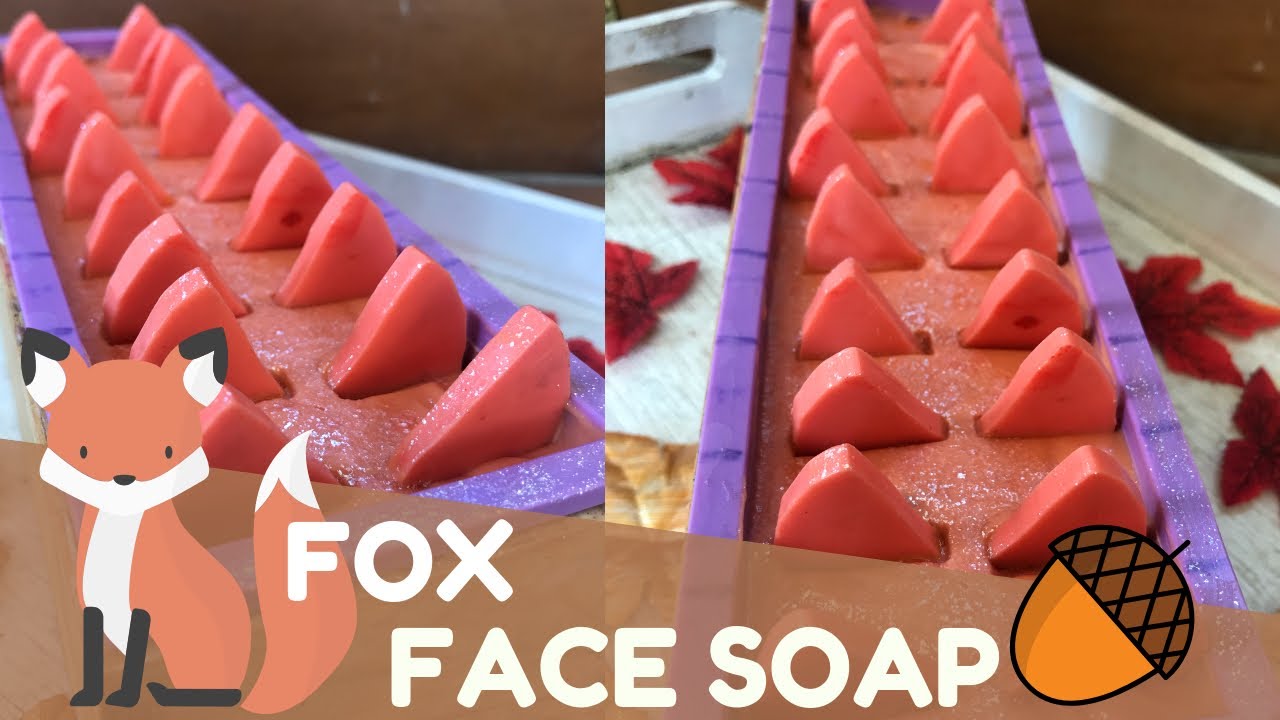 Making Fox Face Soap with Sculpted Layer Technique | 🦊 GYPSYFAE ...