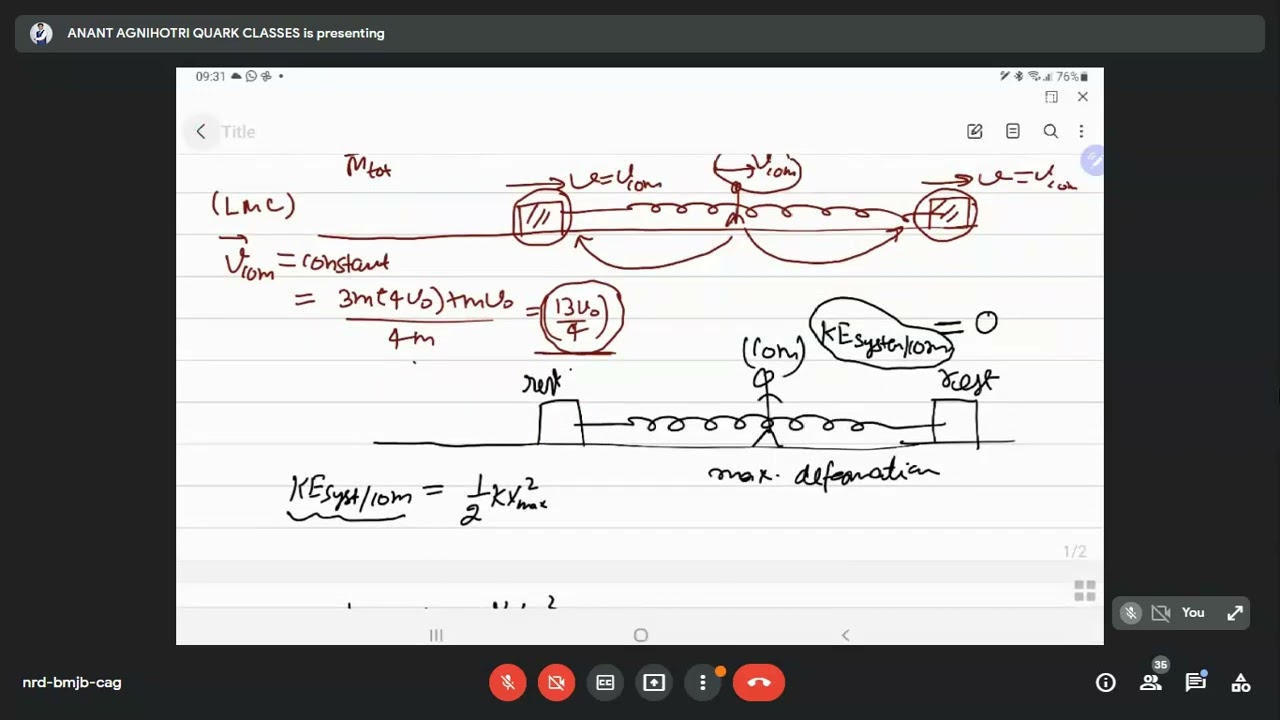 LMC -two body oscillation / C- frame - YouTube