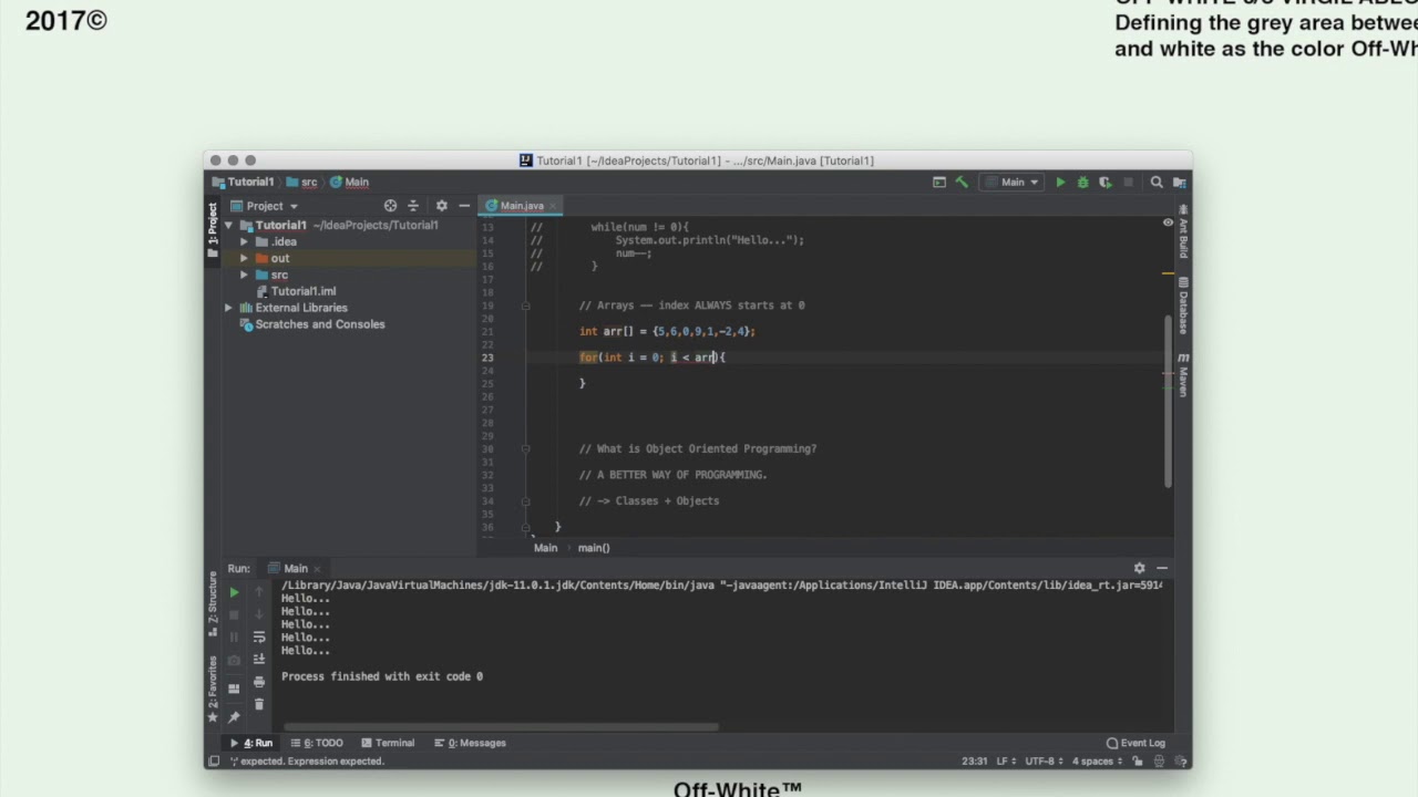 Full Java Tutorial Lesson 3 Loops Arrays And User Input Youtube 1754