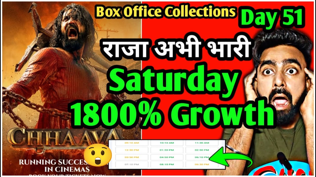 Chhaava Box Office Collections Day 51 Chava Movie Collection Chhaava ...