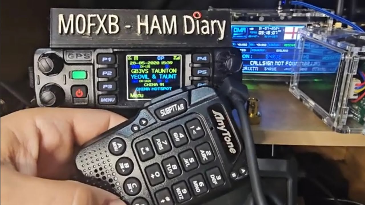 Anytone 578 Microphone Functions - YouTube