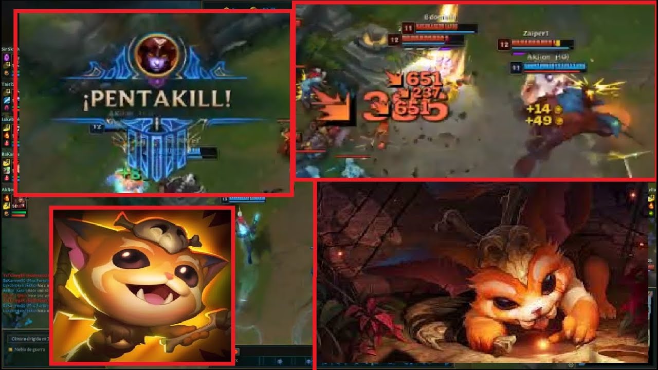 GNAR COMBO PENTAKILL(shyvana) - YouTube