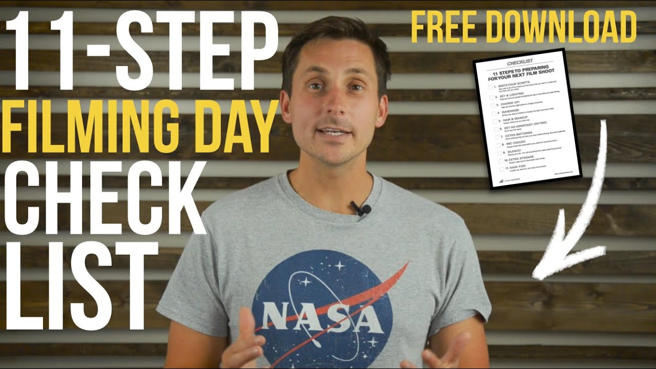 11 Tips for Filming YouTube Videos (11 Step Checklist) - YouTube