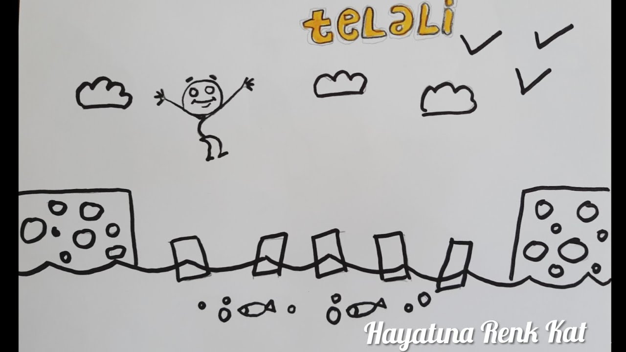 Trt Çocuk Tel Ali resmi çizimi🎈-Tel Ali Bilgi Yarışması-Çöp Adam çizimi ...