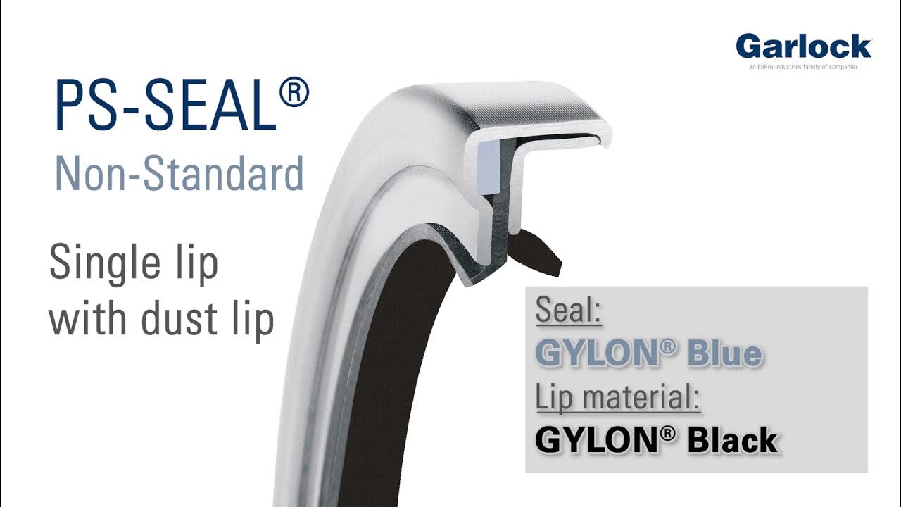 Garlock PS-SEAL® Non-Standard - Single lip with dust lip - YouTube