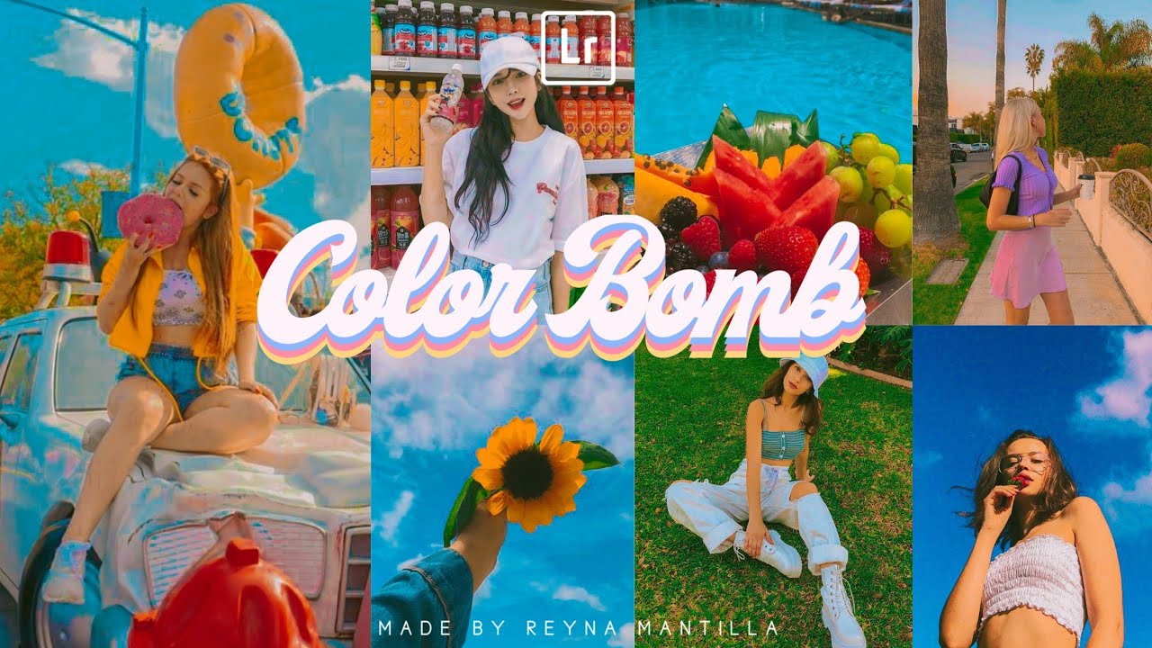 Color Bomb Preset | How to edit COLOR BOMB PRESET Mobile Lightroom ...