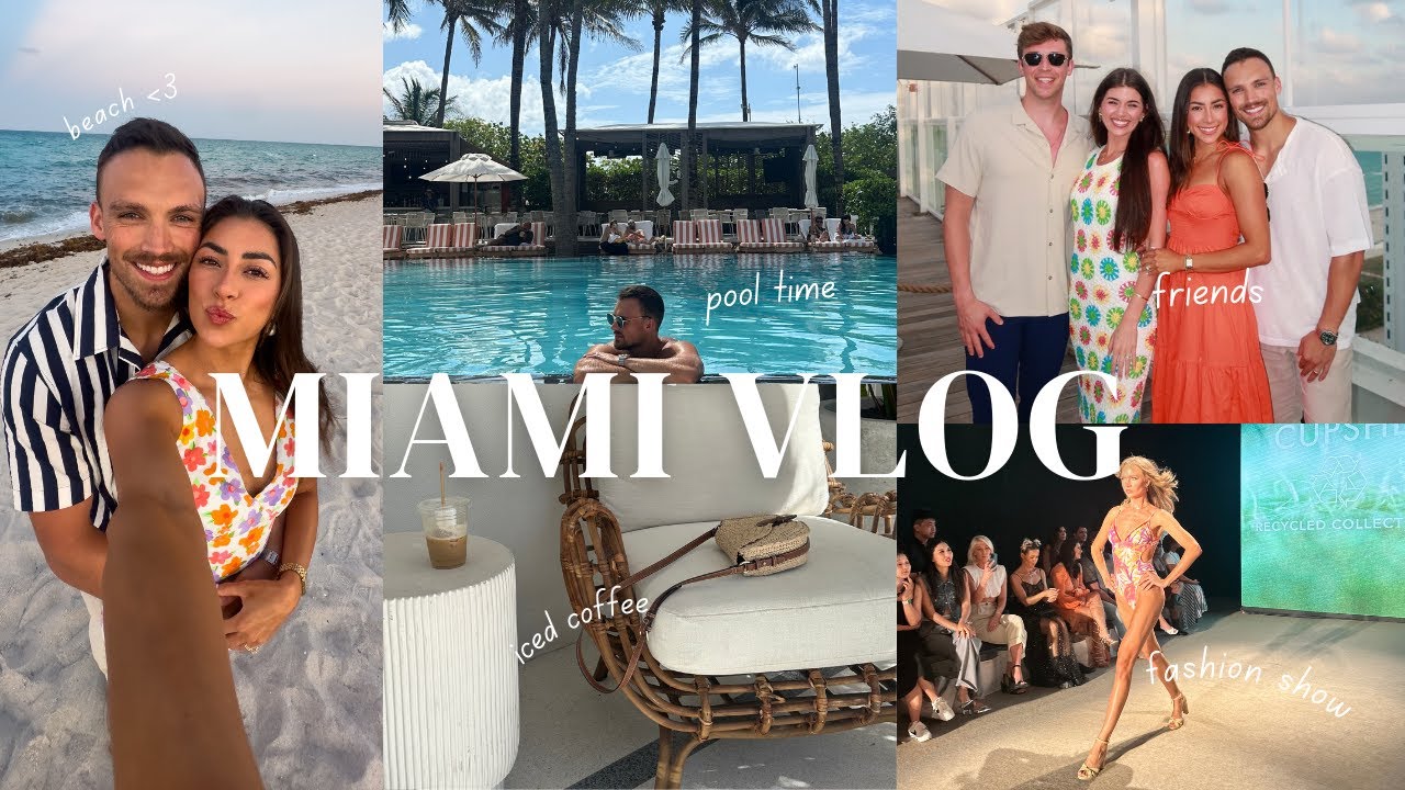 MIAMI VLOG: Couple's Trip, Miami Swim Week Fashion Show, & Date Night ...