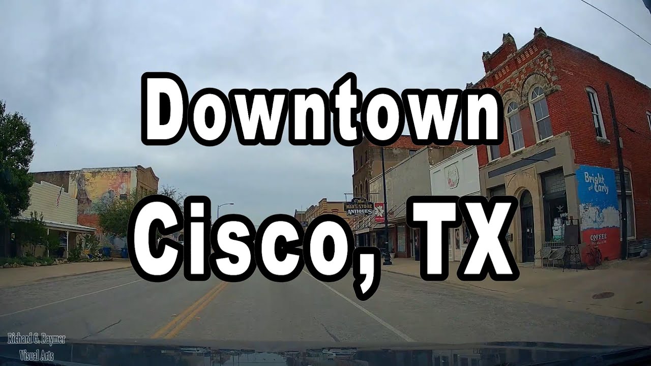 Driving Downtown Cisco, TX (Dash Cam) - YouTube