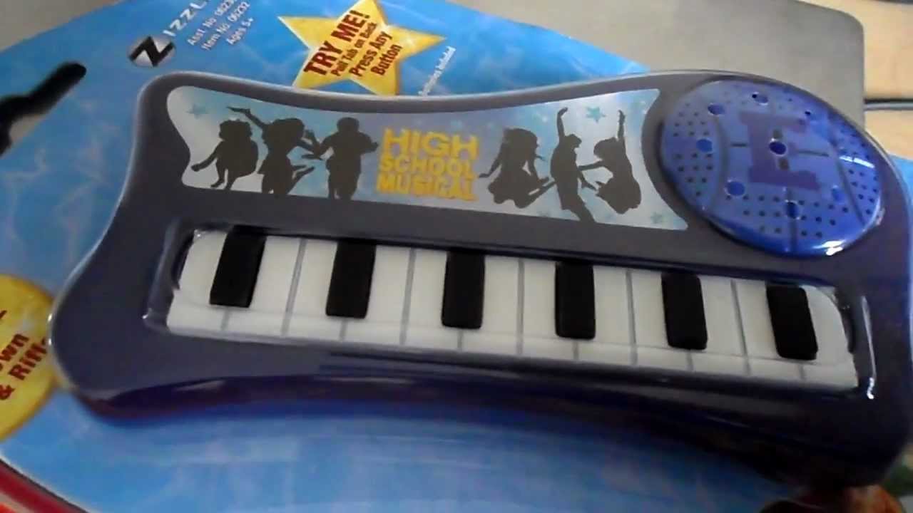 TOY HIGH SCHOOL MUSICAL KEYBOARD ROCK ERZ ROCKIN' - YouTube