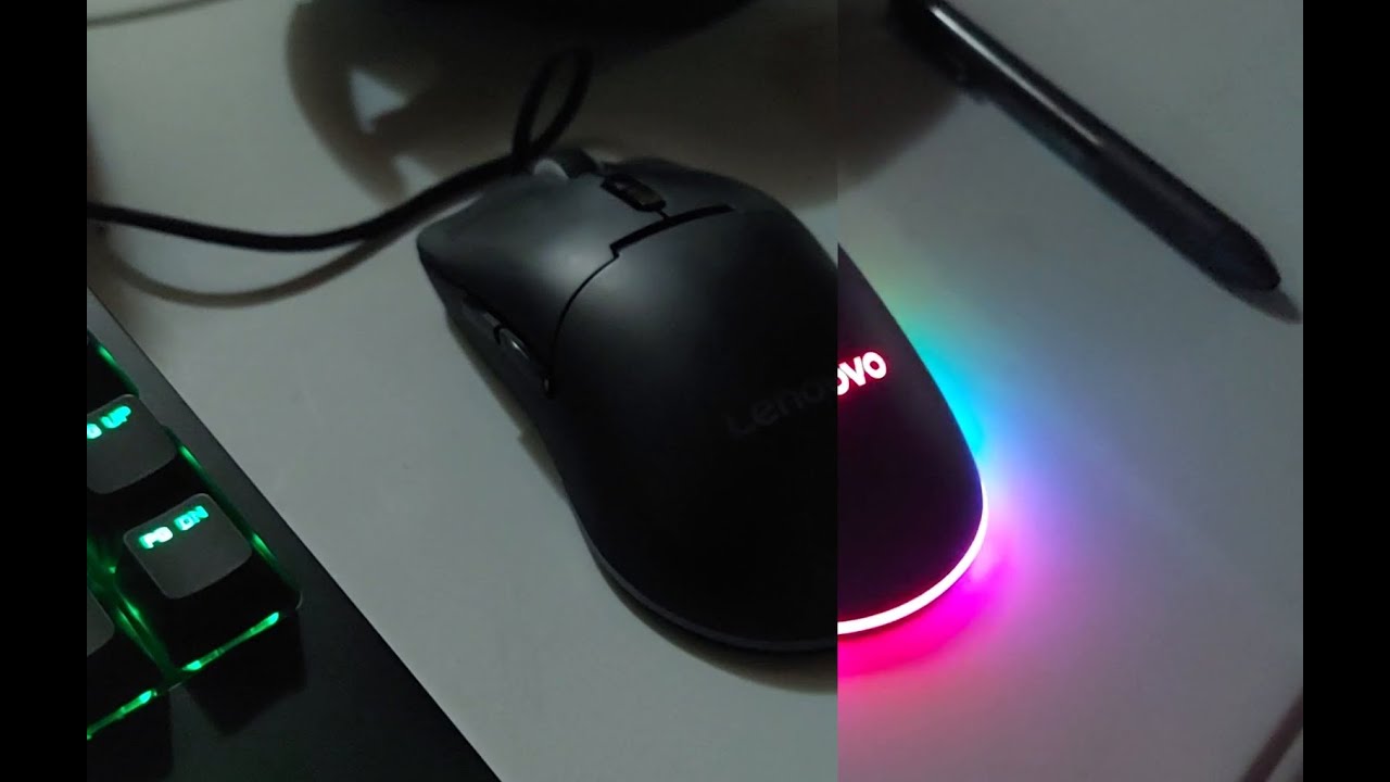 Lenovo Gaming Mouse M210 RGB Change - YouTube