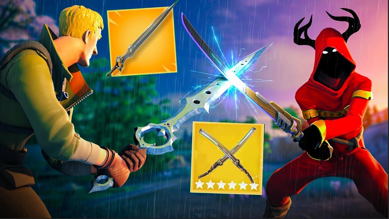 KINETIC BLADE vs INFINITY BLADE! (Fortnite) - YouTube