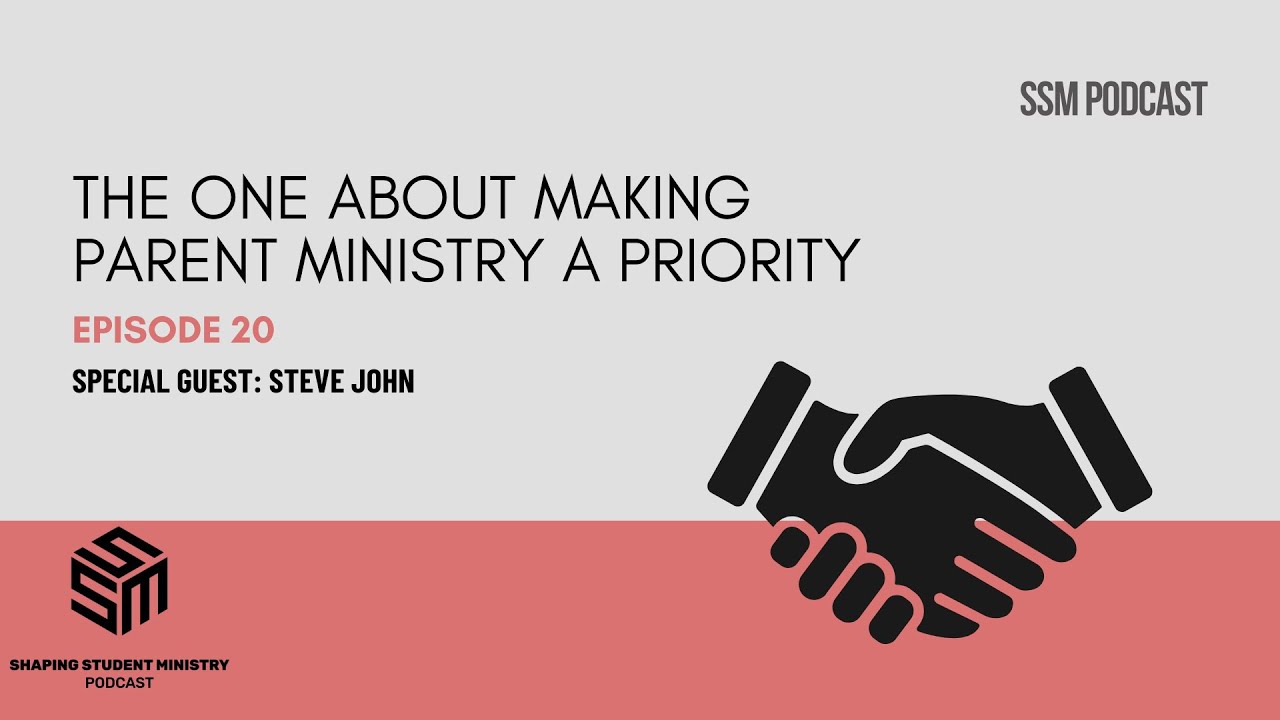 The One About Making Parent Ministry a Priority - YouTube