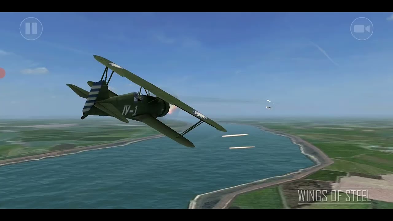 Caça Hawk lll Vs Caça A6M Zero, wings of steel - Aviador Maverick - YouTube