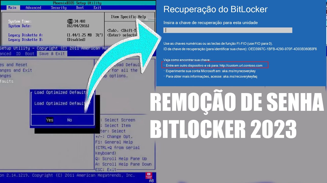 Como Remover a Senha BITLOCKER do HD e Qualquer Aparelho PC Notebook ...