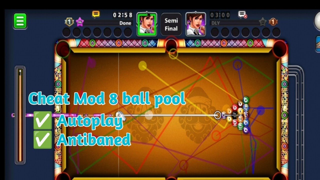CHEAT MOD 8 BALL POOL TERBARU DAN TER UPDATE BISA AUTOPLAY ‼️# ...