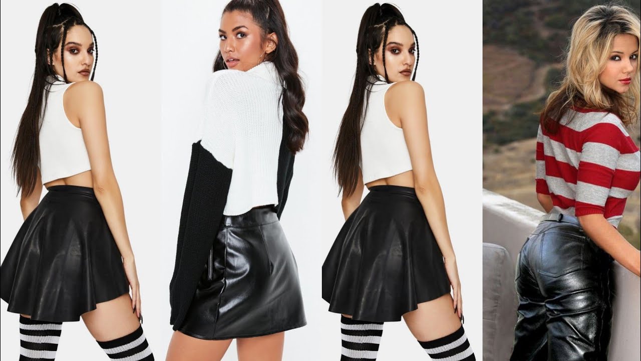 Today's fashion of Germany leather latex skirts designs ideas ...