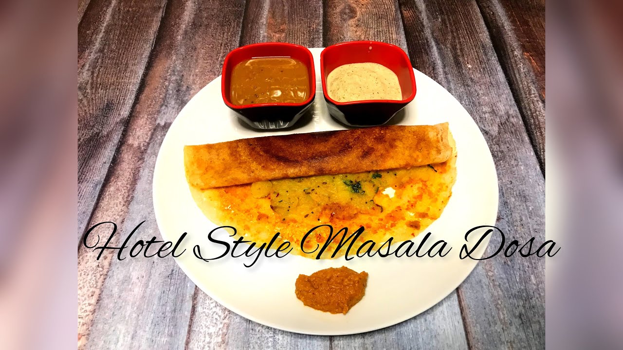 Hotel Style Mysore Masala Dosa Recipe | Coconut Chutney @Teje’s ...