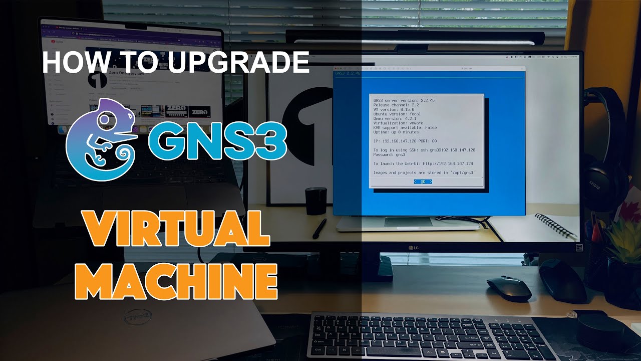 How to Upgrade GNS3 Virtual Machine - YouTube