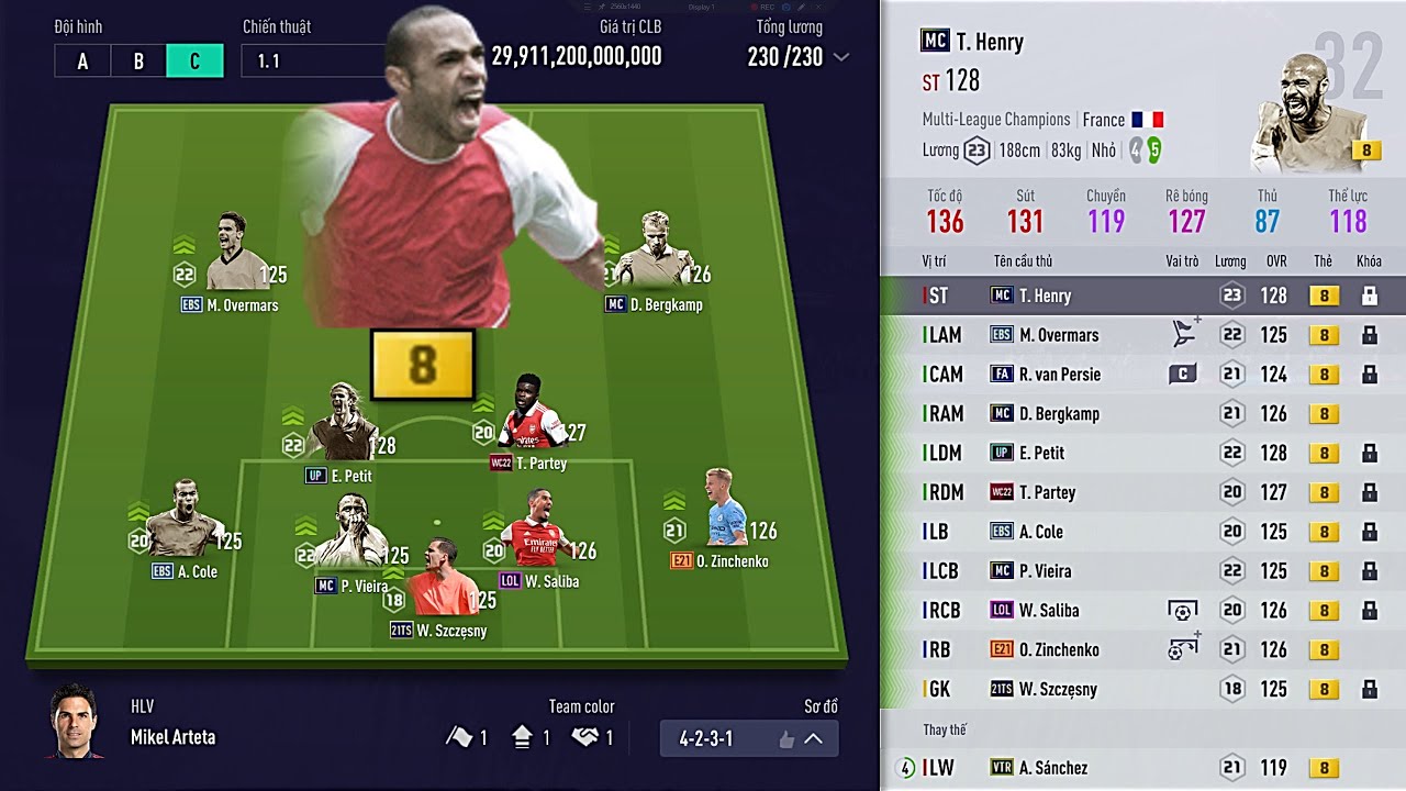 FIFA ONLINE 4: ĐỘI HÌNH NGHÌN TỶ ĐẸP TOP ĐẦU SERVER, ĐI CHỢ PHÁ ACC TIẾP THEO CÙNG ILF | 23-12 ...