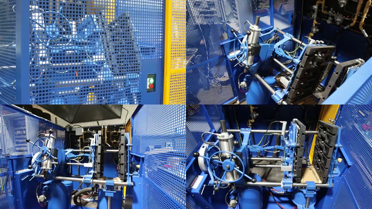 Multiple Viewpoint Video of Sand Casting Shell Core Machine On Test By ...
