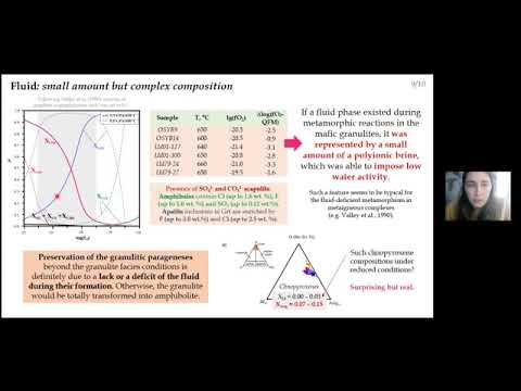 Fluid regime and P-T conditions of formation of granulite xenoliths from Udachnaya ... . A. Sapegina